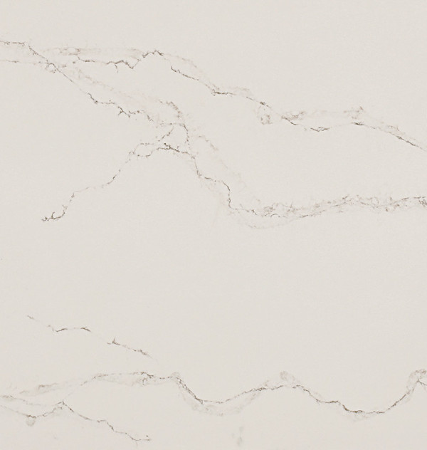 Statuario Nuvo 20mm kvartskomposiit brändilt Caesarstone - Andrews Granite